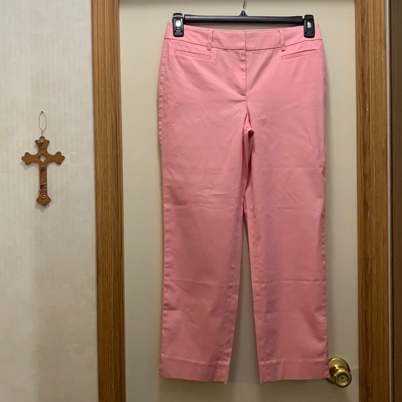 Talbots | Pants & Jumpsuits | Talbots Pink Crop Pants | Poshmark
